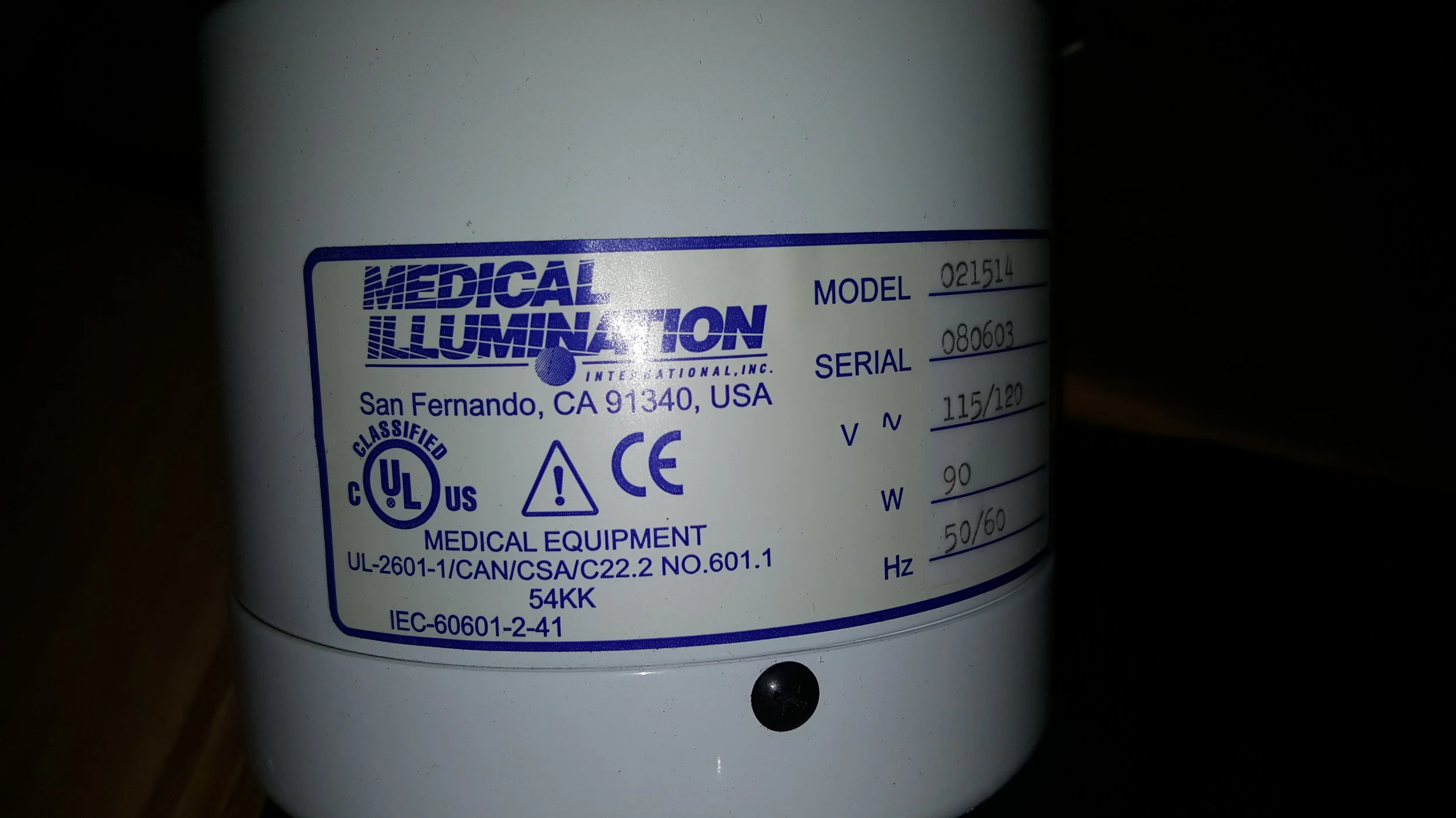 Sold - $175 - Centurion Surgery Light — Used Vet Equipment