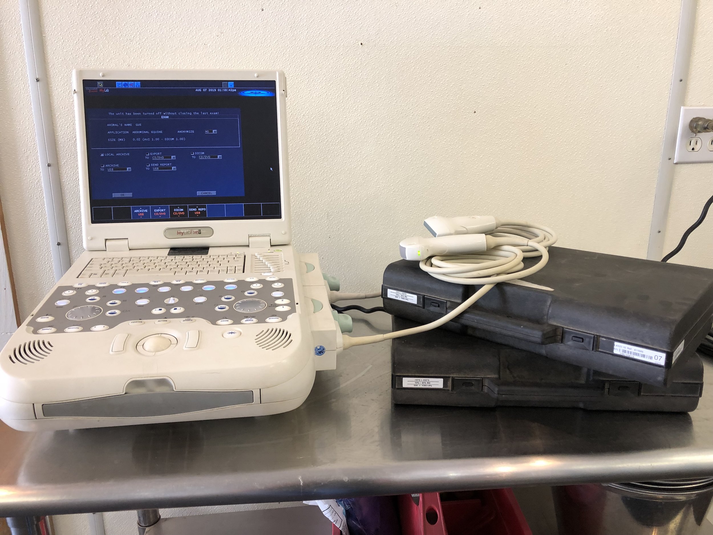 SOLD $3310 SOLD 2009 MyLab Five Portable Ultrasound in CO — Used Vet ...