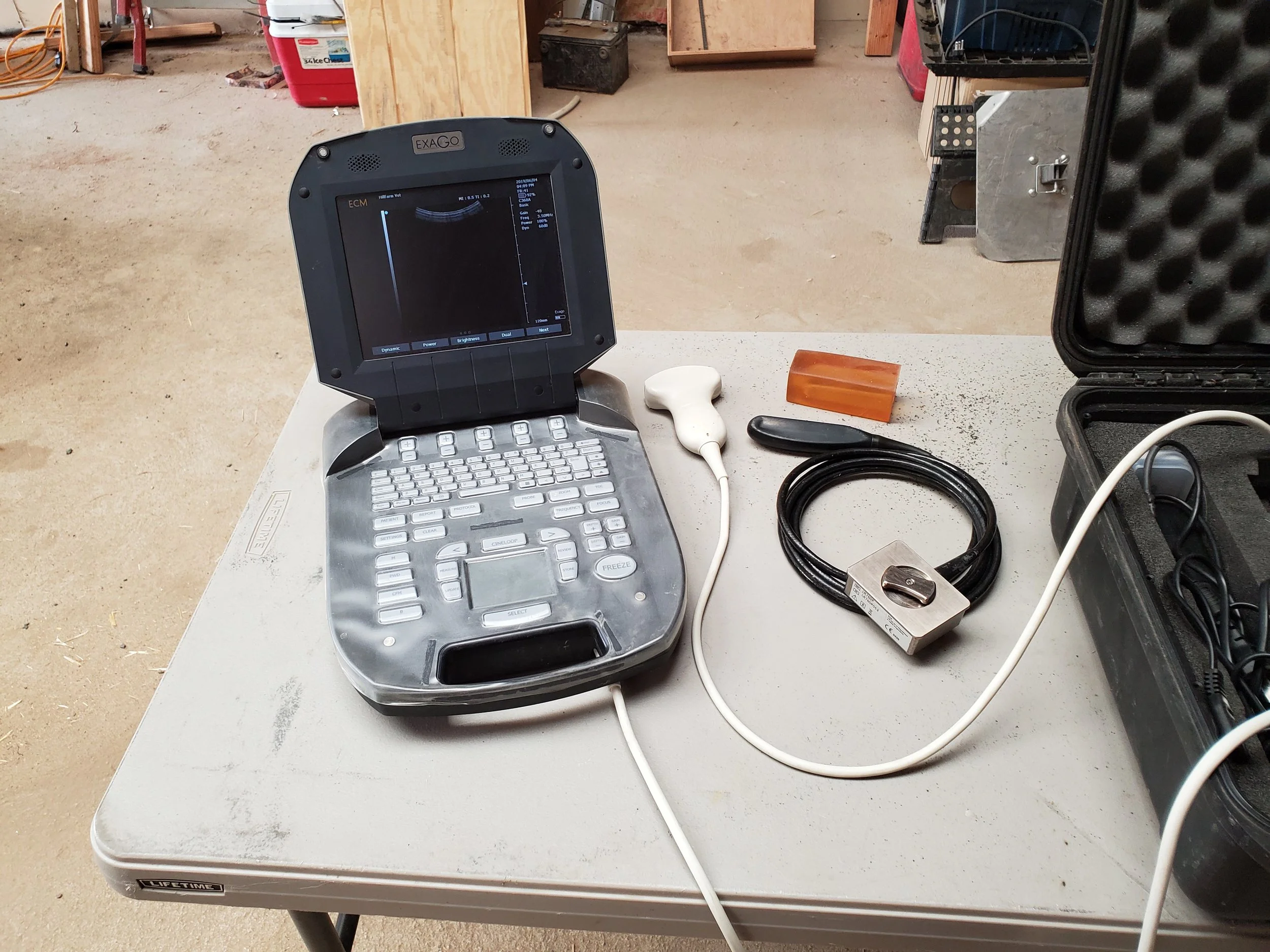 Sold - $6500.00 - 2011 Exago Ultra-Portable Ultrasound — Used Vet Equipment