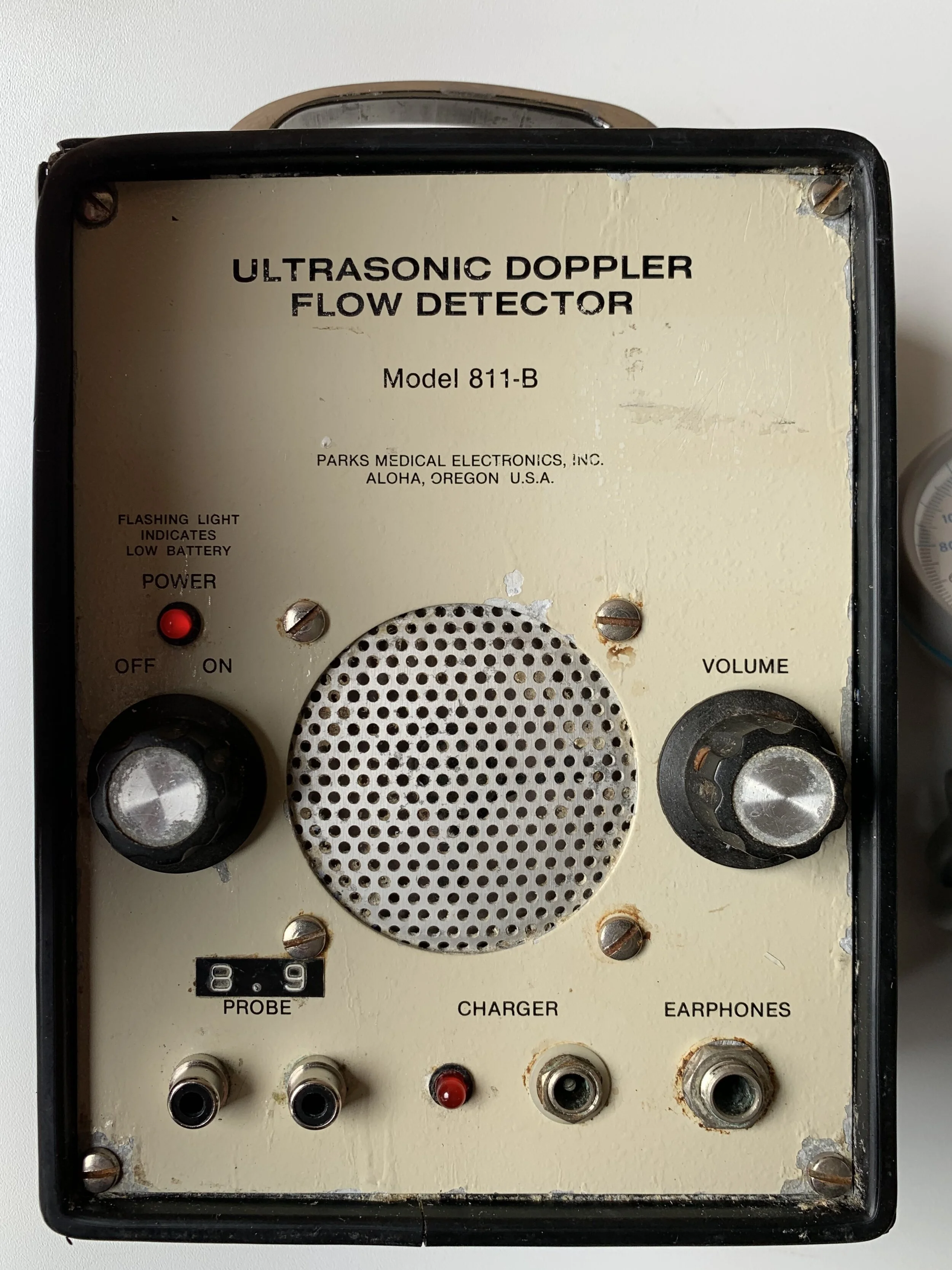 Sold - $290.00 - Parks Doppler 811-B, Charger, Sphygmomanometer, (No ...