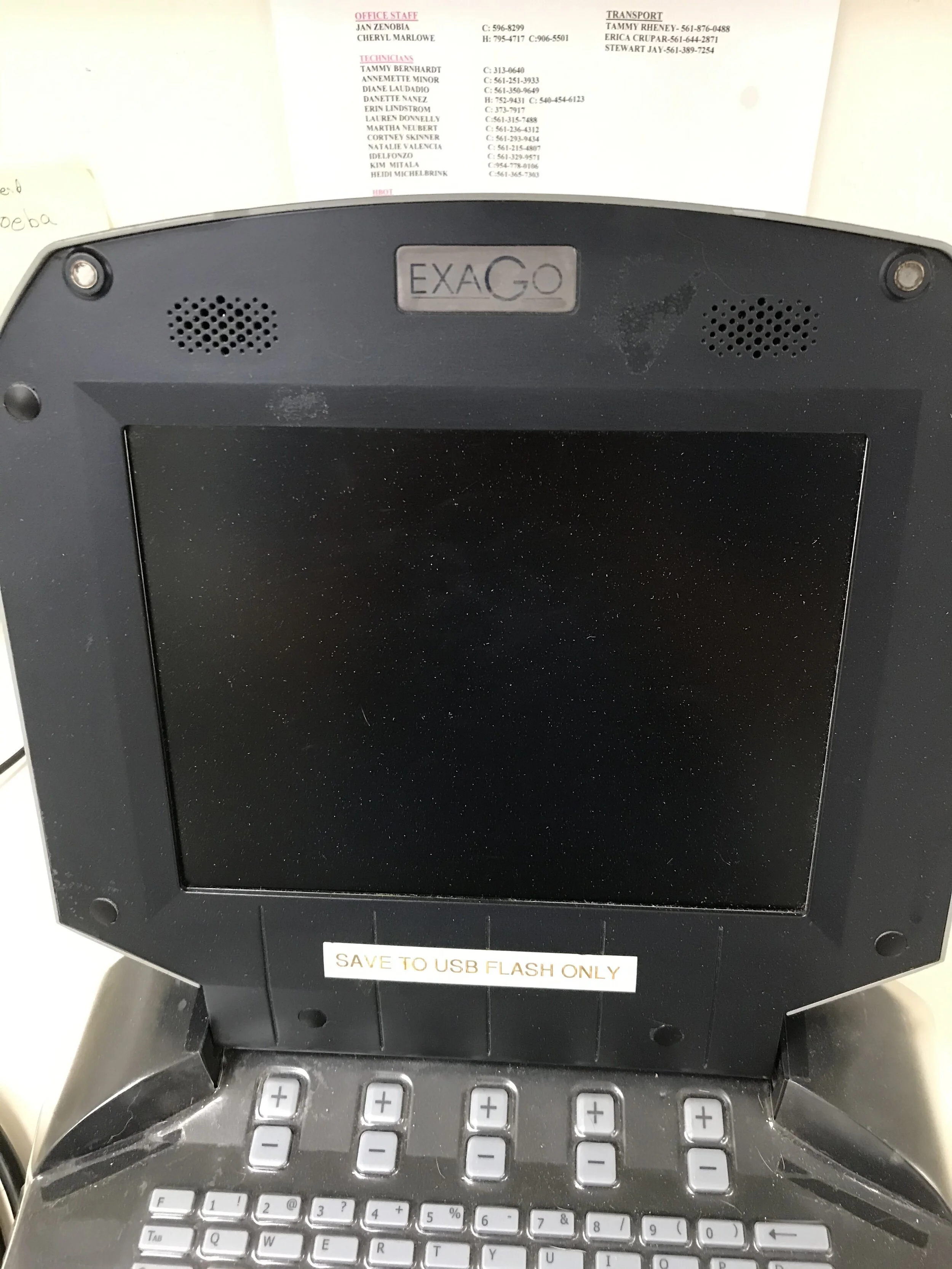 SOLD $6000 SOLD 2013 Exago Portable Ultrasound + 2 Probes Large animal ...