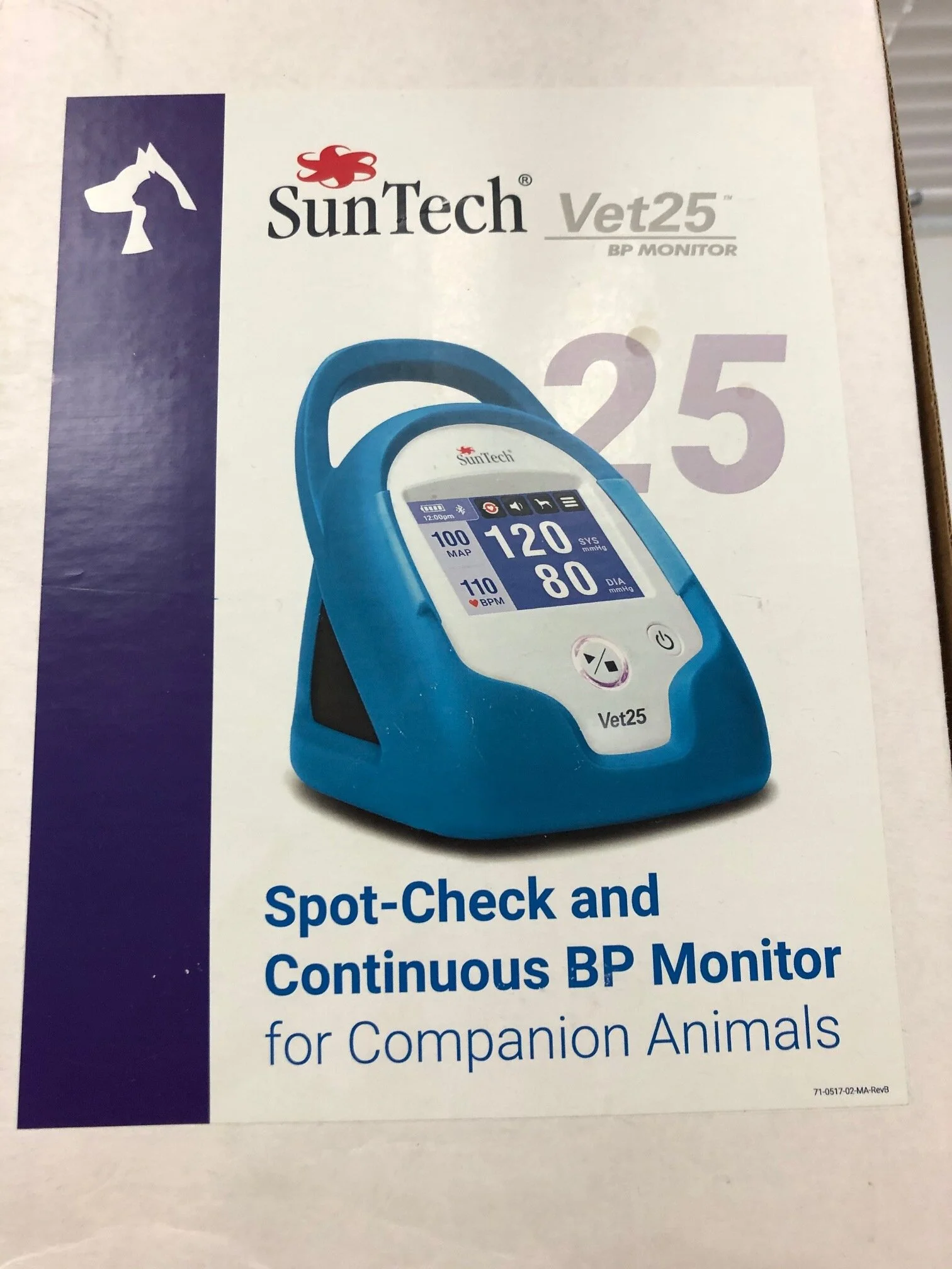 SOLD $825 SOLD 2018 Suntech Vet 25 BP Monitor — Used Vet Equipment