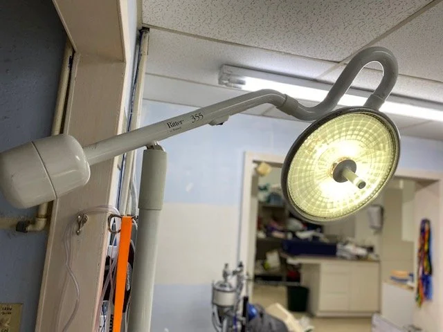 SOLD $400 SOLD Standing Midmark Ritter 355 light on casters - LOCAL ...