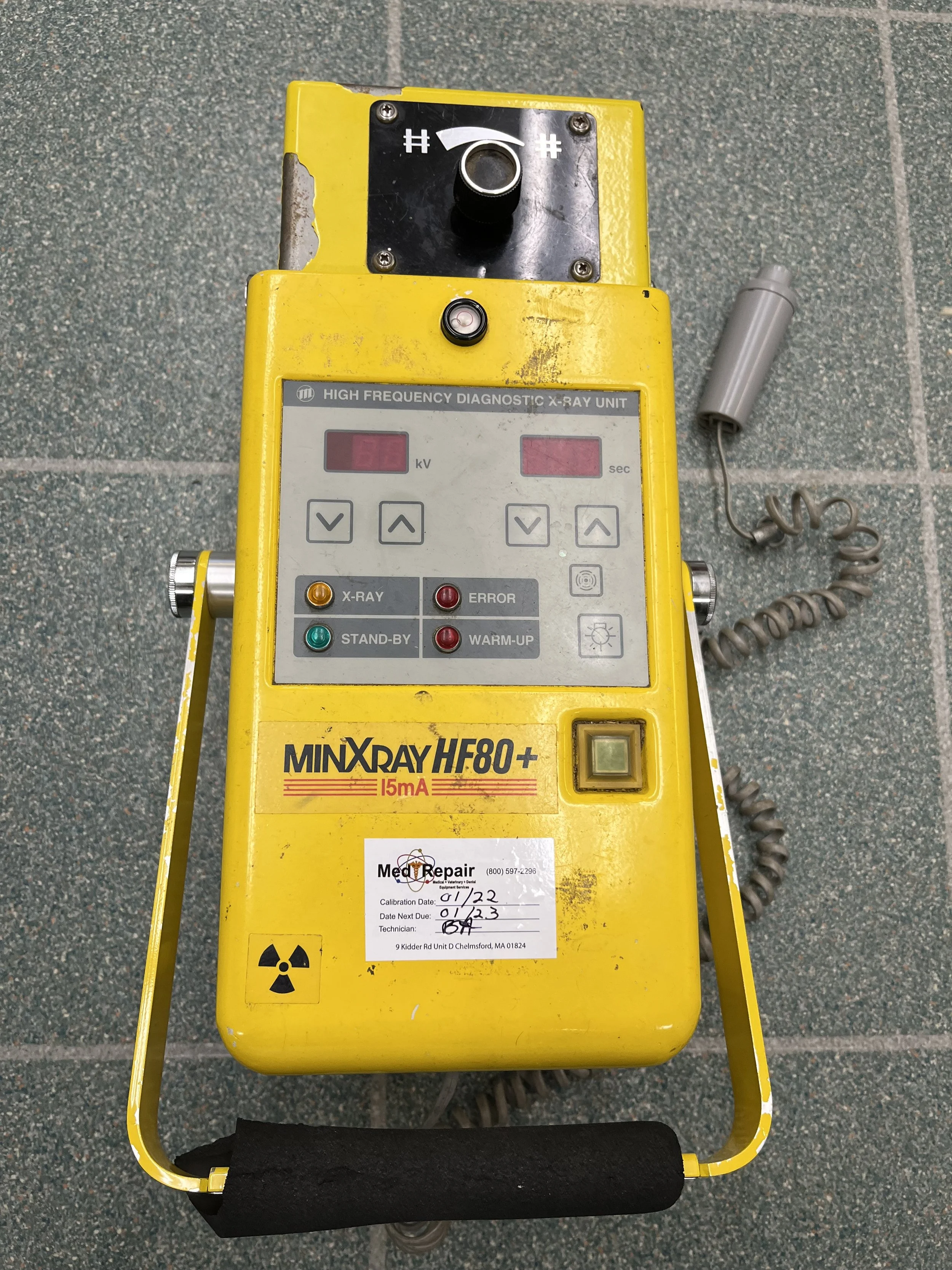 SOLD $2200 SOLD 1999 MinXray HF80+ Portable — Used Vet Equipment