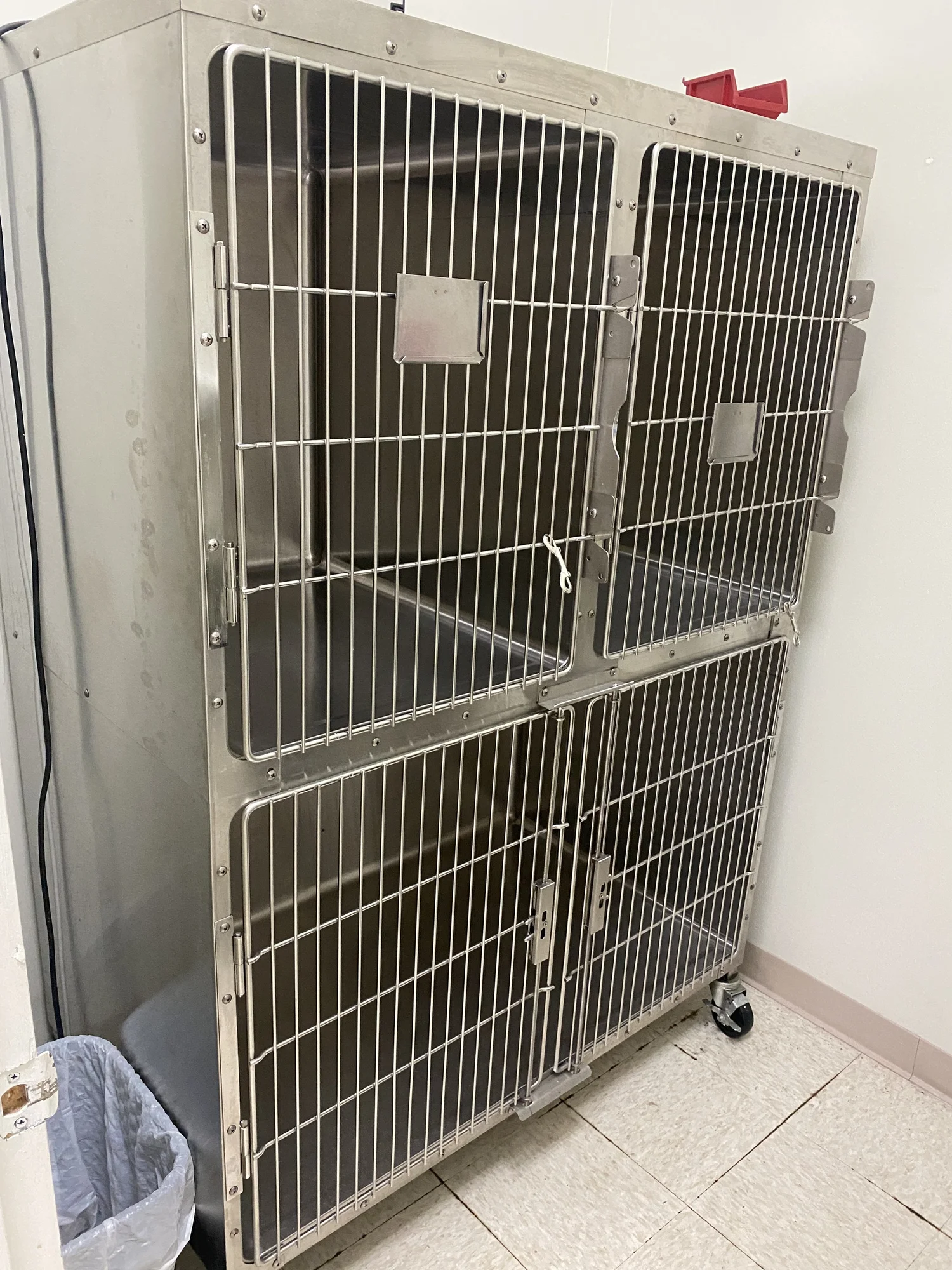 SOLD $1200 SOLD Bank of Stainless Steel Cages - Two 24", One 48 - LOCAL ...