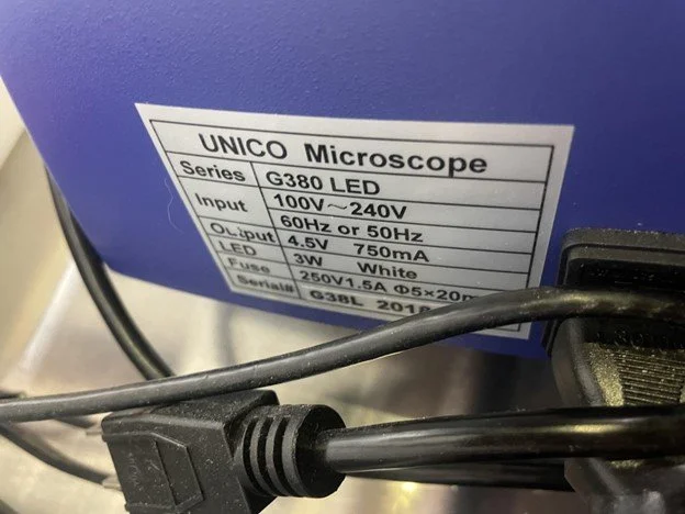 Sold - $450.00 - Sold - 2020 VetOne Unico Microscope G380 - Pick up ...