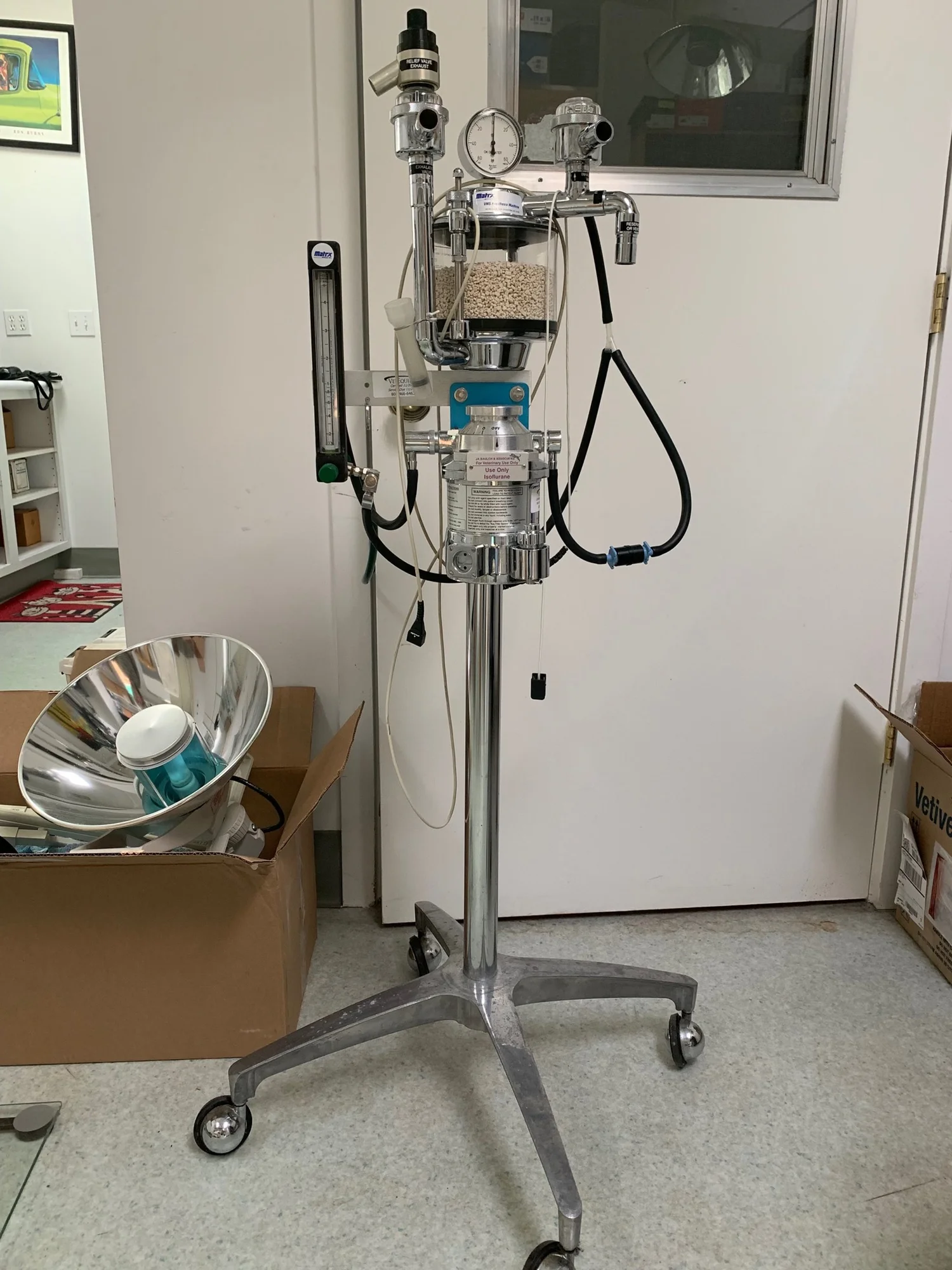 SOLD $1750 SOLD 1995 Matrx VMS Anesthesia Machine with an Isotec3 ...