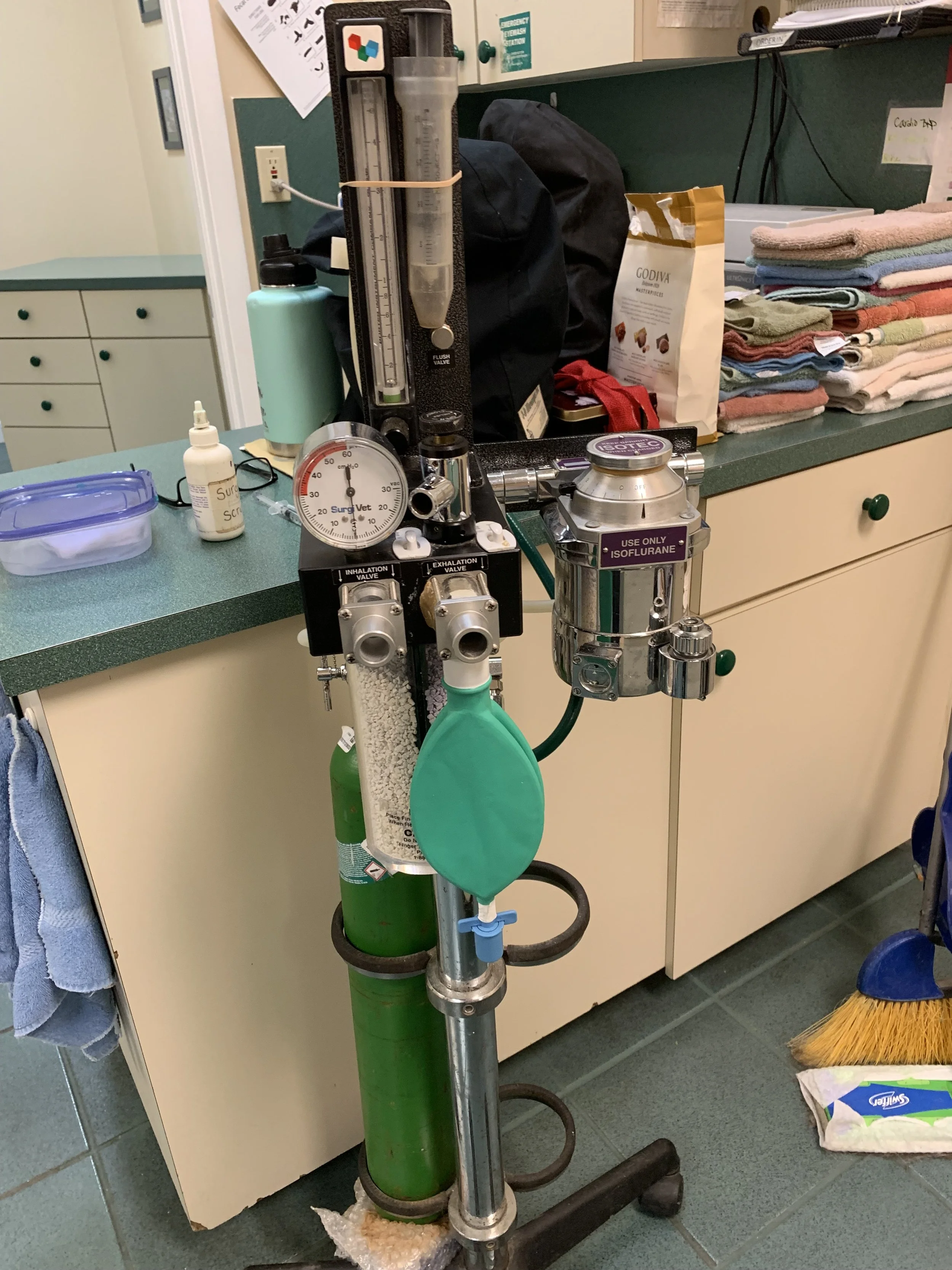 SOLD $1500 SOLD 2010 Surgivet Trolley Anesthesia Machine In Palm Beach ...