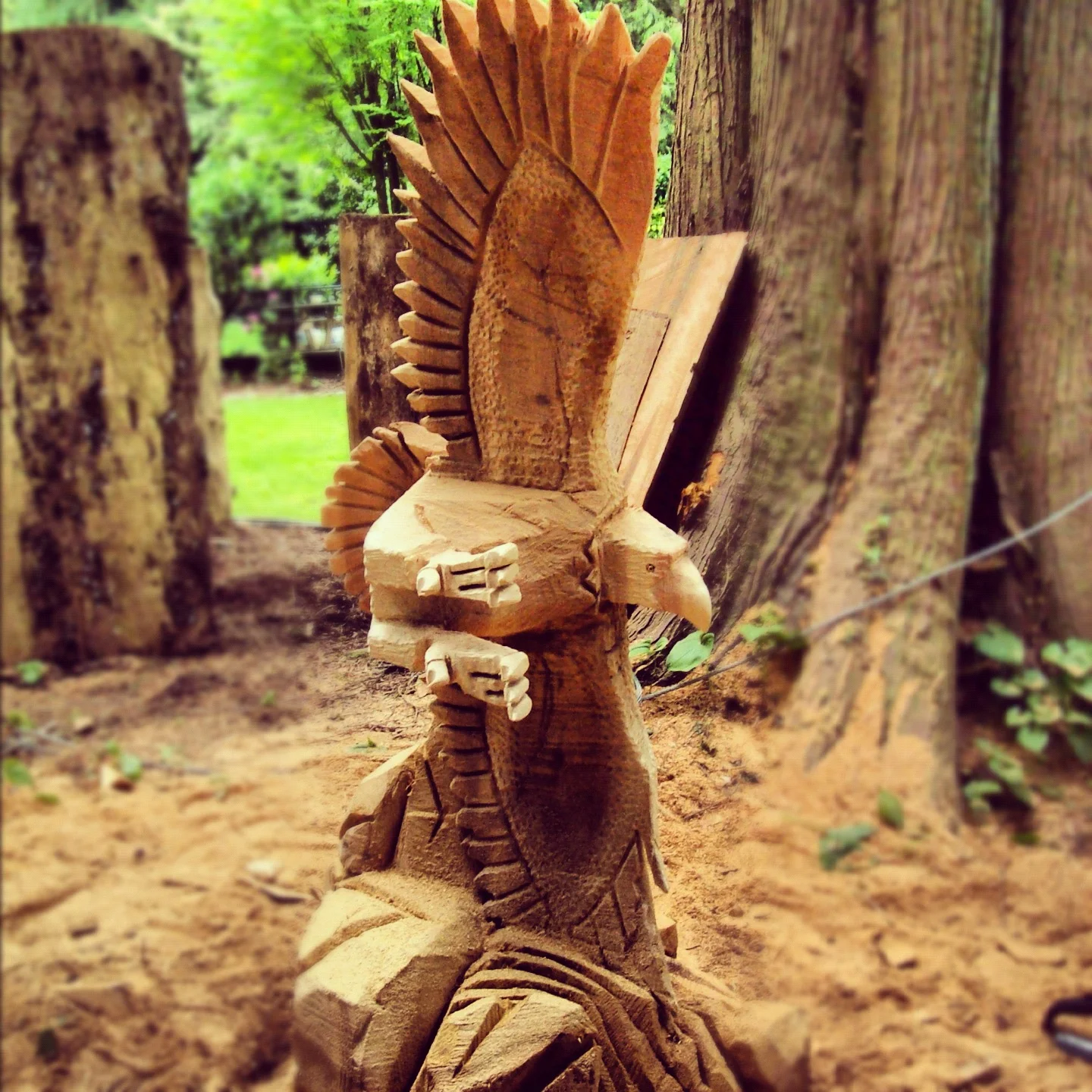 sculptures / chainsaw carvings — West Coast Wood & Iron