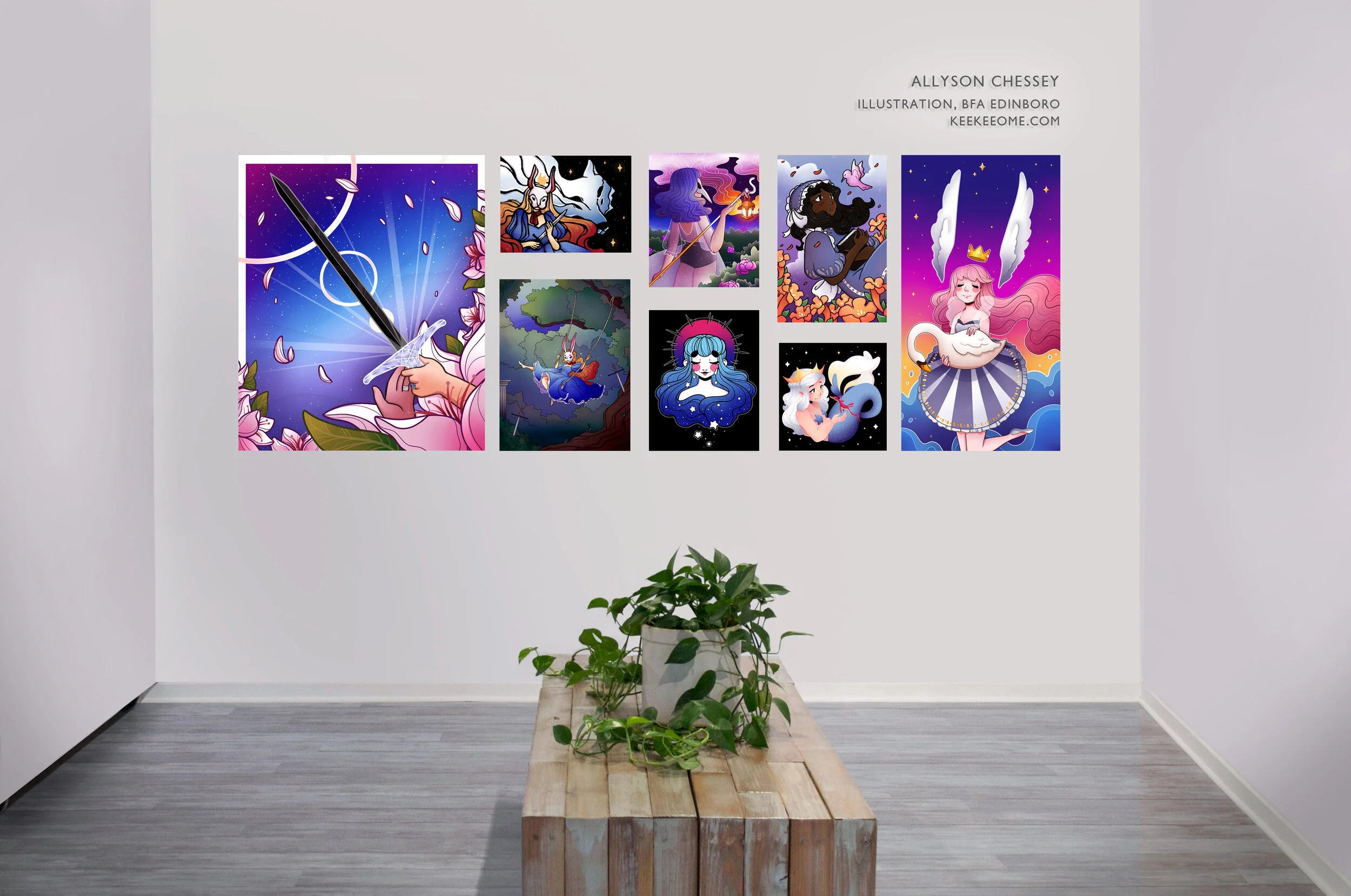 Izzy Official Art Light Wood