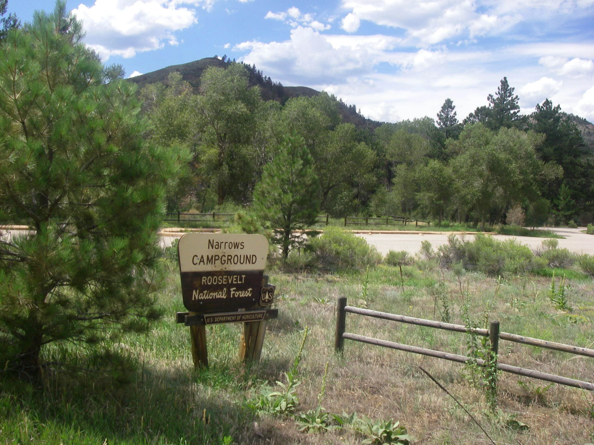 American Land & Leisure - Narrows Campground, Cache la Poudre River, CO ...