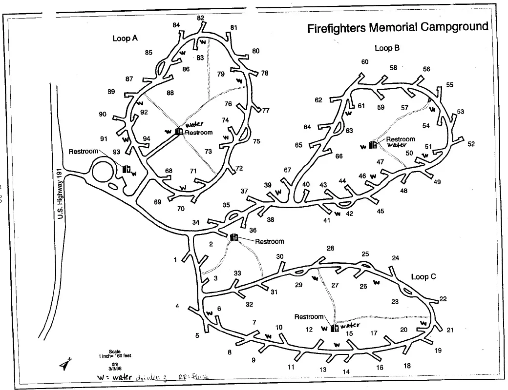 American Land & Leisure - Firefighters Campground near Flaming Gorge, Utah