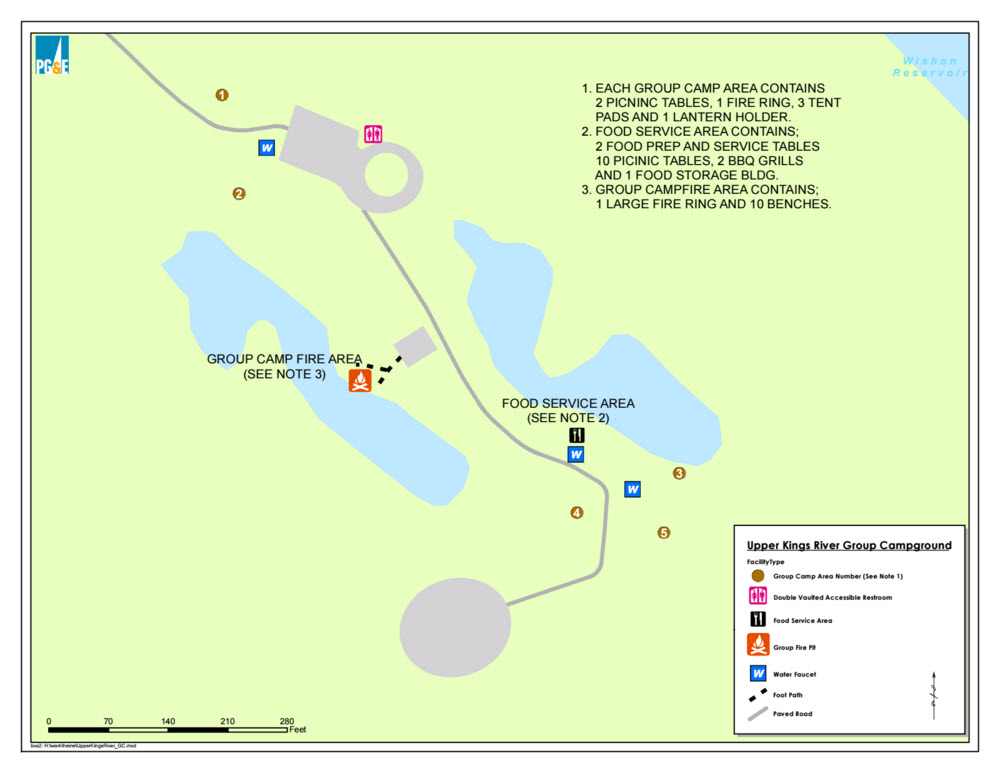 American Land & Leisure - Upper Kings River Group Campground, Wishon ...