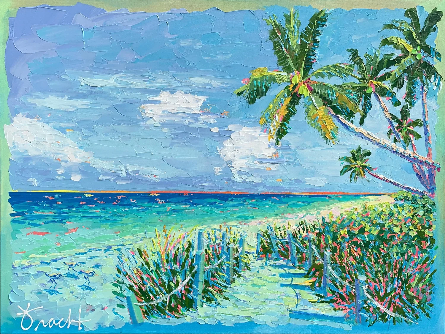 Beach Path Painting