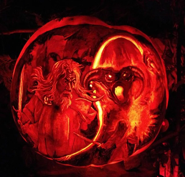 The Hobbit Pumpkin Carving