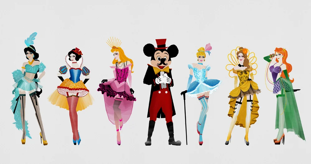Disney Princesses Gone Bad