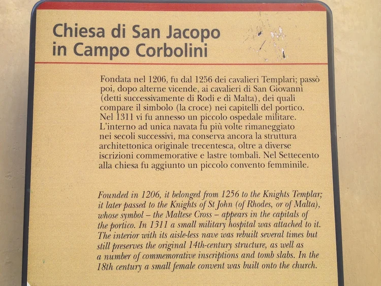 San Jacopo: Outpost of The Knights Templar in Florence — Jesse Waugh