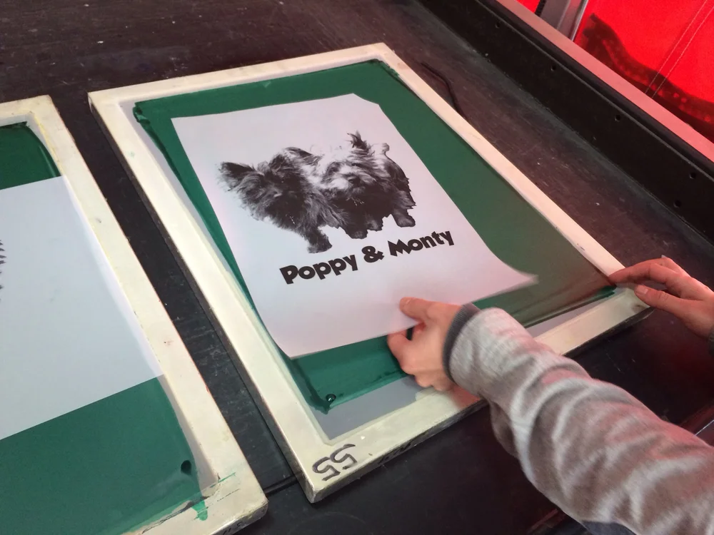 Poppy & Monty - My First Screenprints! — Jesse Waugh