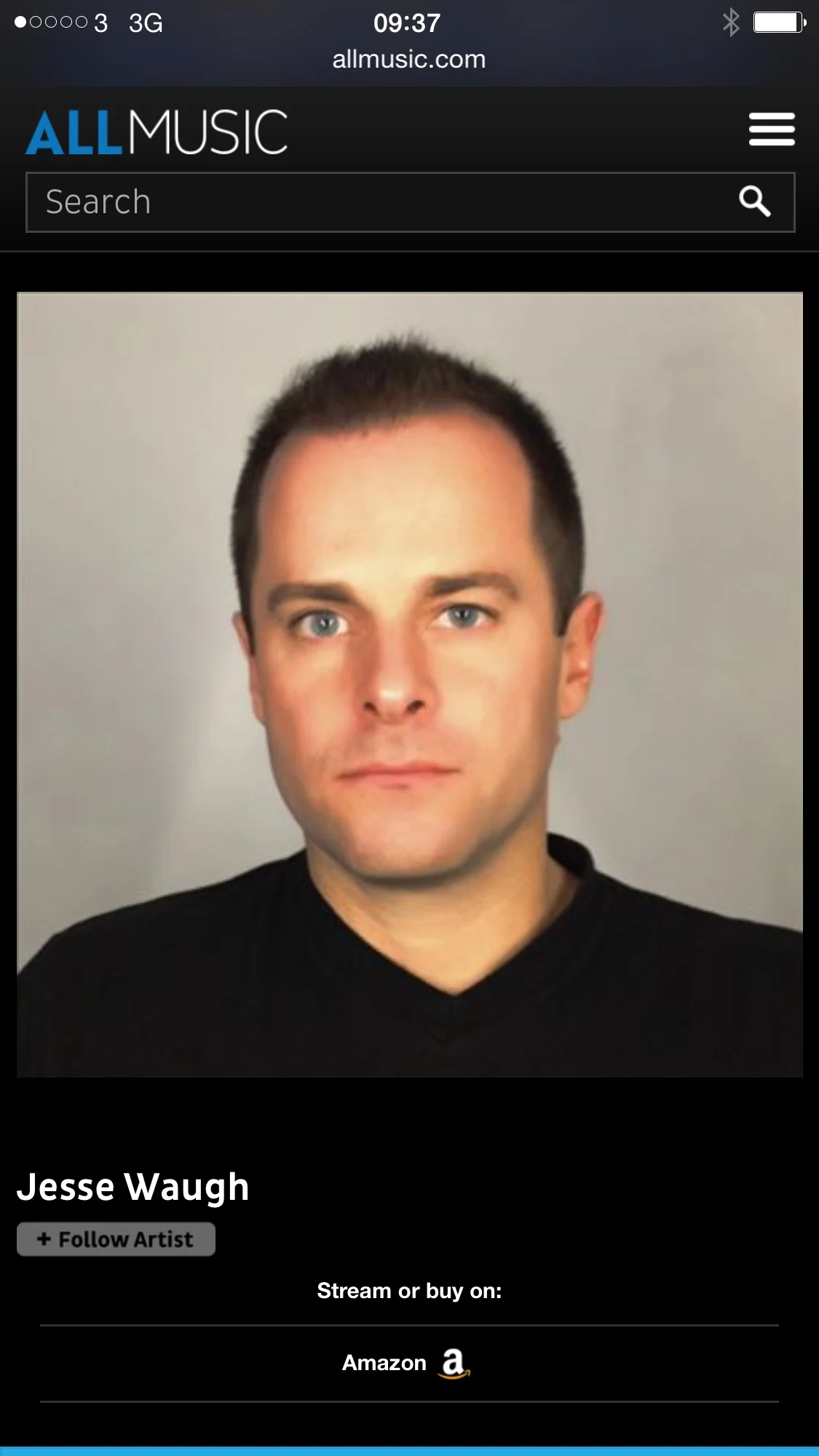 Jesse Waugh on Rovi's Allmusic.com — Jesse Waugh