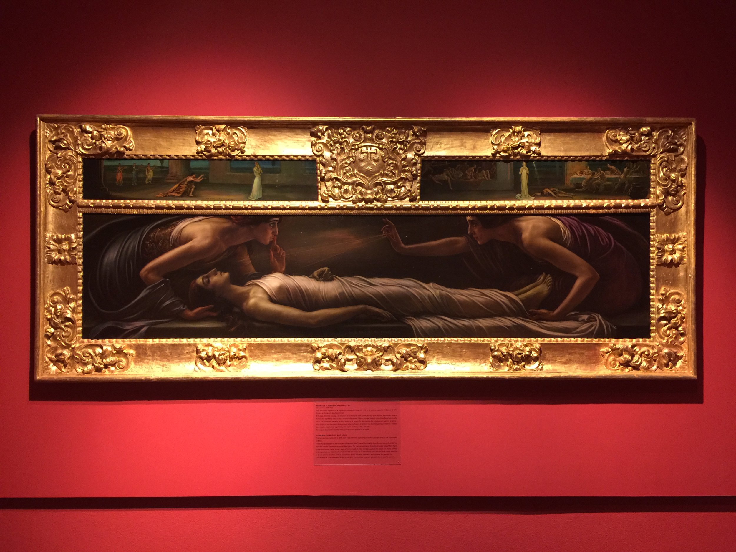 The Death of Saint Agnes - Symbolist Masterpiece by Julio Romero de ...