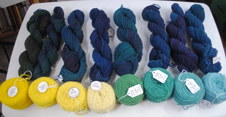 How to make beautiful yarn out of poorly dyed singles — Rebecca Mezoff
