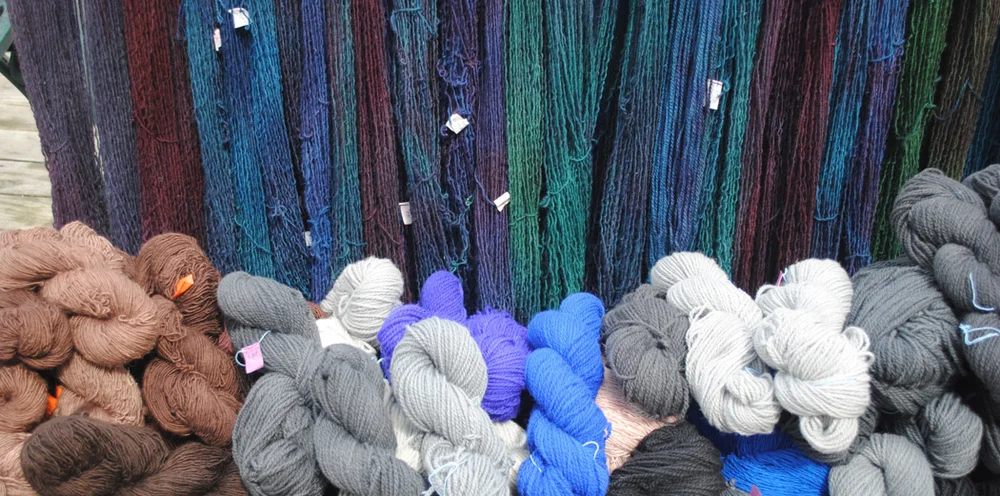 How to make beautiful yarn out of poorly dyed singles — Rebecca Mezoff