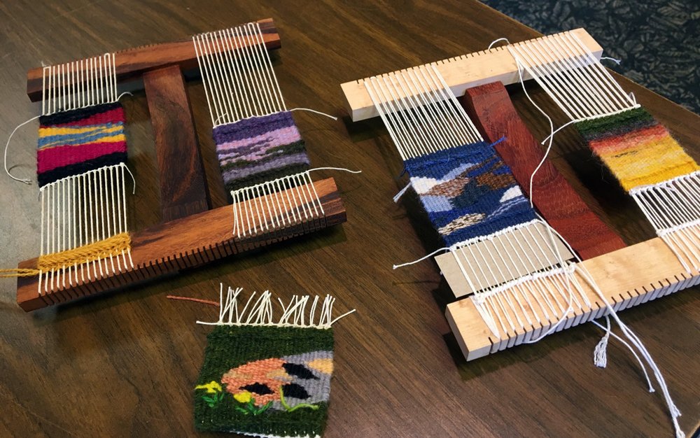High mountain weaving at Tapestry Camp! — Rebecca Mezoff