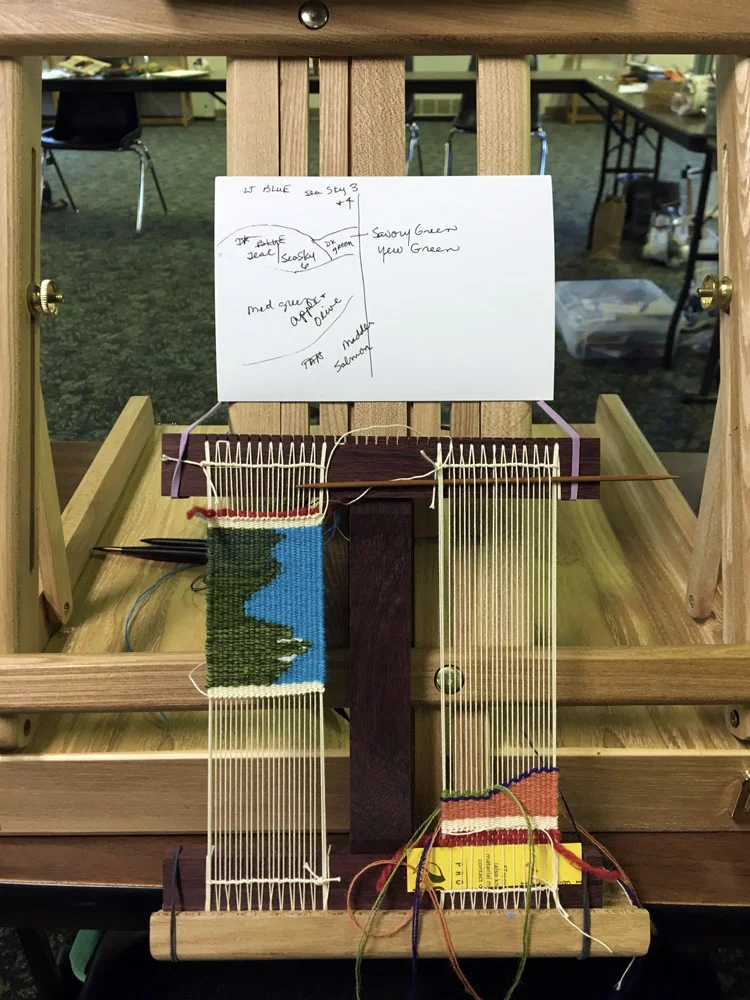 High mountain weaving at Tapestry Camp! — Rebecca Mezoff