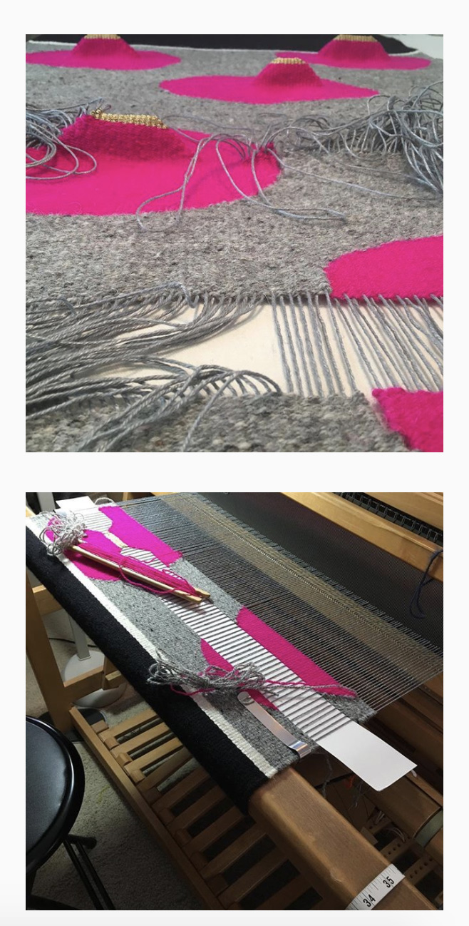 "In tapestry you only ever have two choices." Susan Iverson and ...
