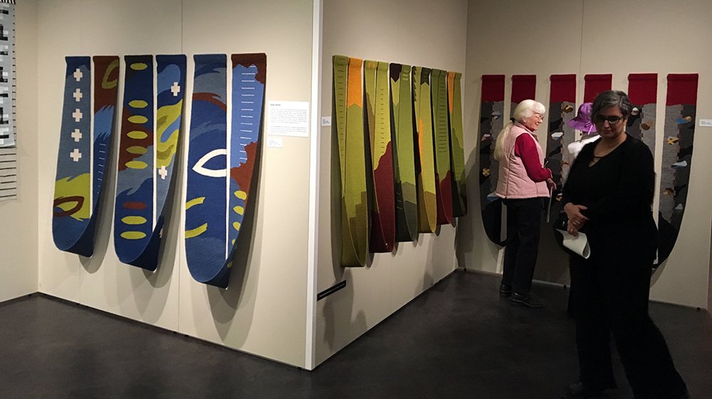 "In tapestry you only ever have two choices." Susan Iverson and ...
