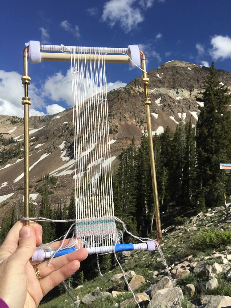 Weaving four selvedge in the Wasatch — Rebecca Mezoff