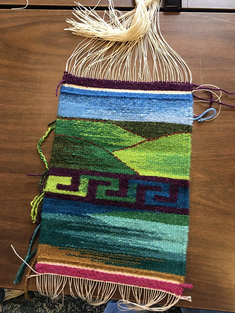 Learning the basics of tapestry weaving: Foundations Tapestry Retreat ...