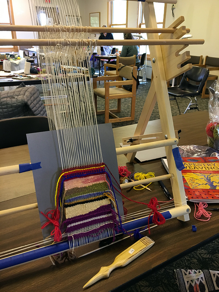 Learning the basics of tapestry weaving: Foundations Tapestry Retreat ...