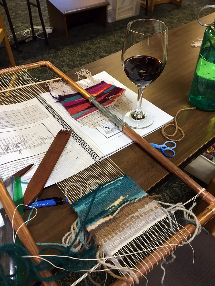 Learning the basics of tapestry weaving: Foundations Tapestry Retreat ...