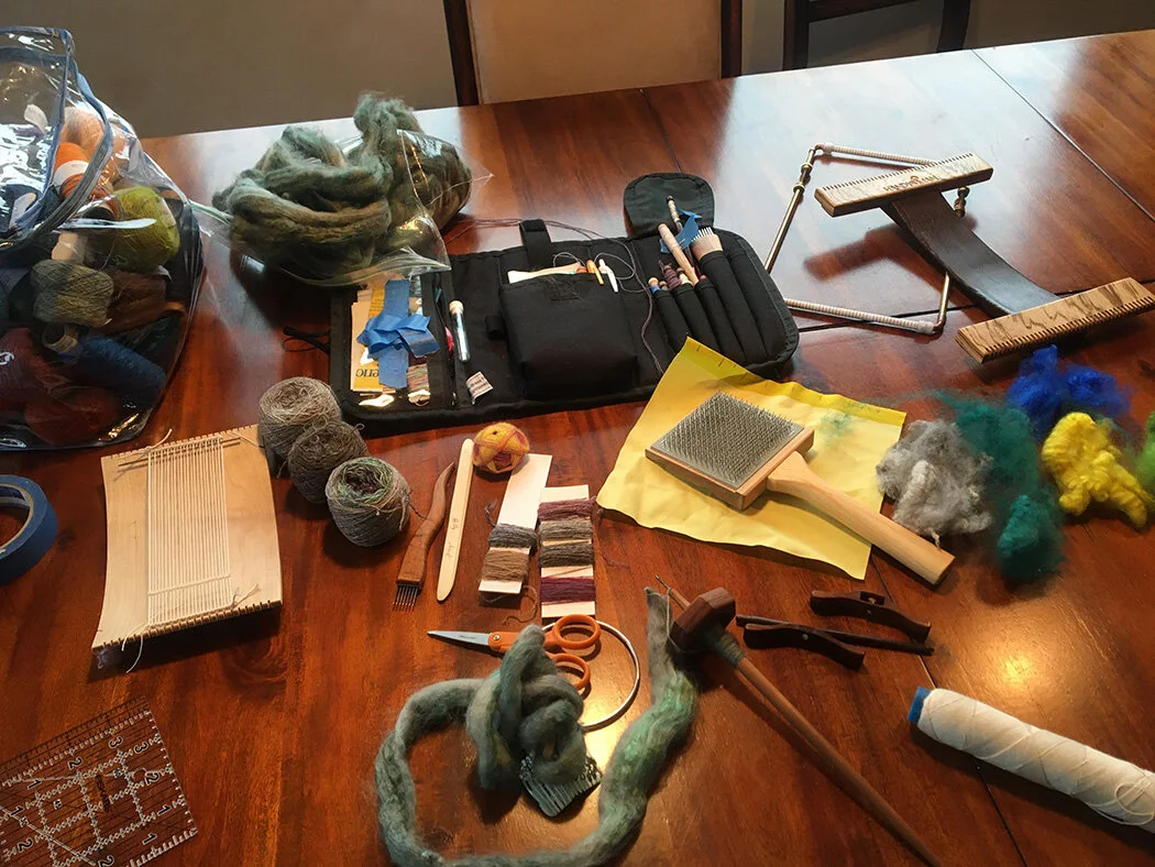 Yarn experiments and more little weavings — Rebecca Mezoff