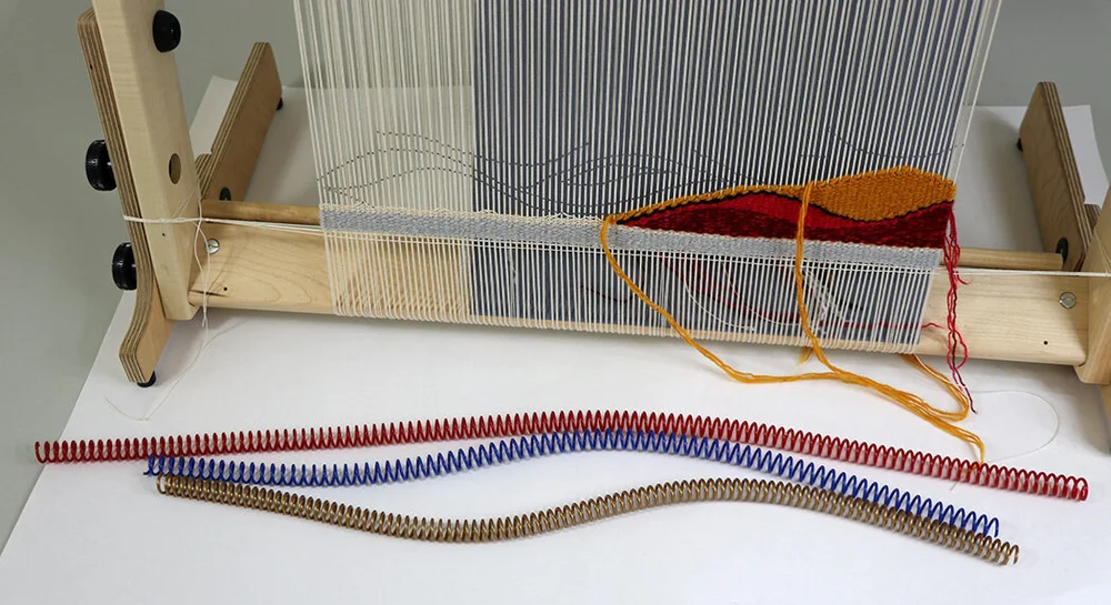 The Schacht Arras tapestry loom — Rebecca Mezoff