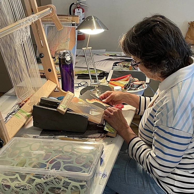 Designing palettes for tapestry weaving — Rebecca Mezoff