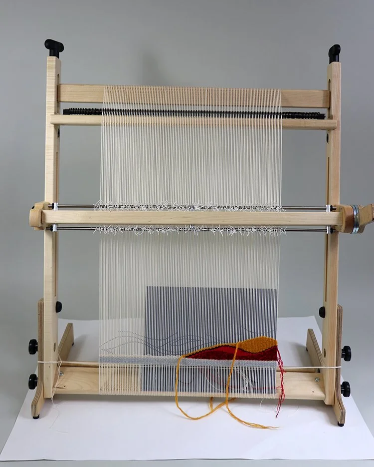 Spacing your warp evenly on a tensioned frame loom | Warping for ...
