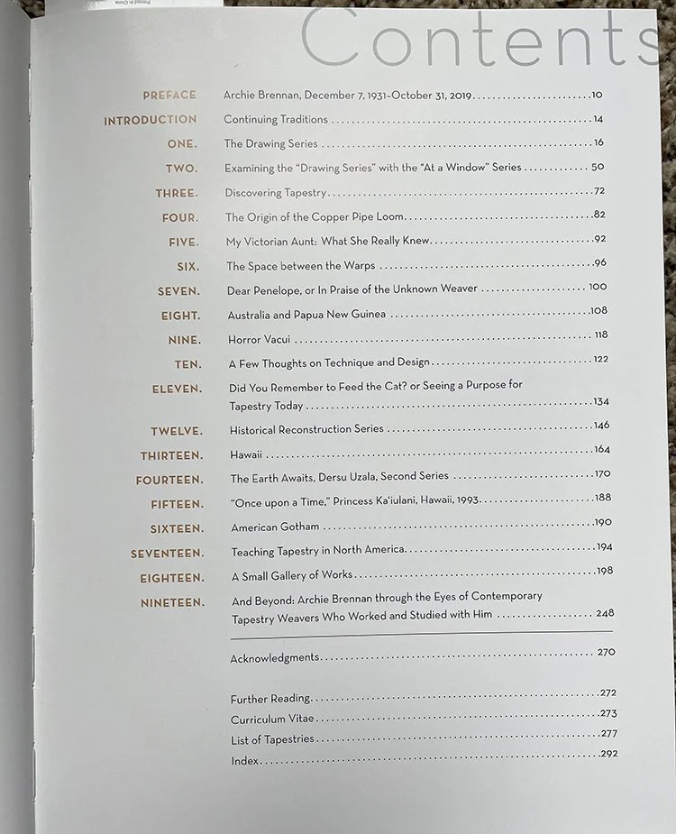 Archie Brennan: Tapestry Weaving as Modern Art — Rebecca Mezoff