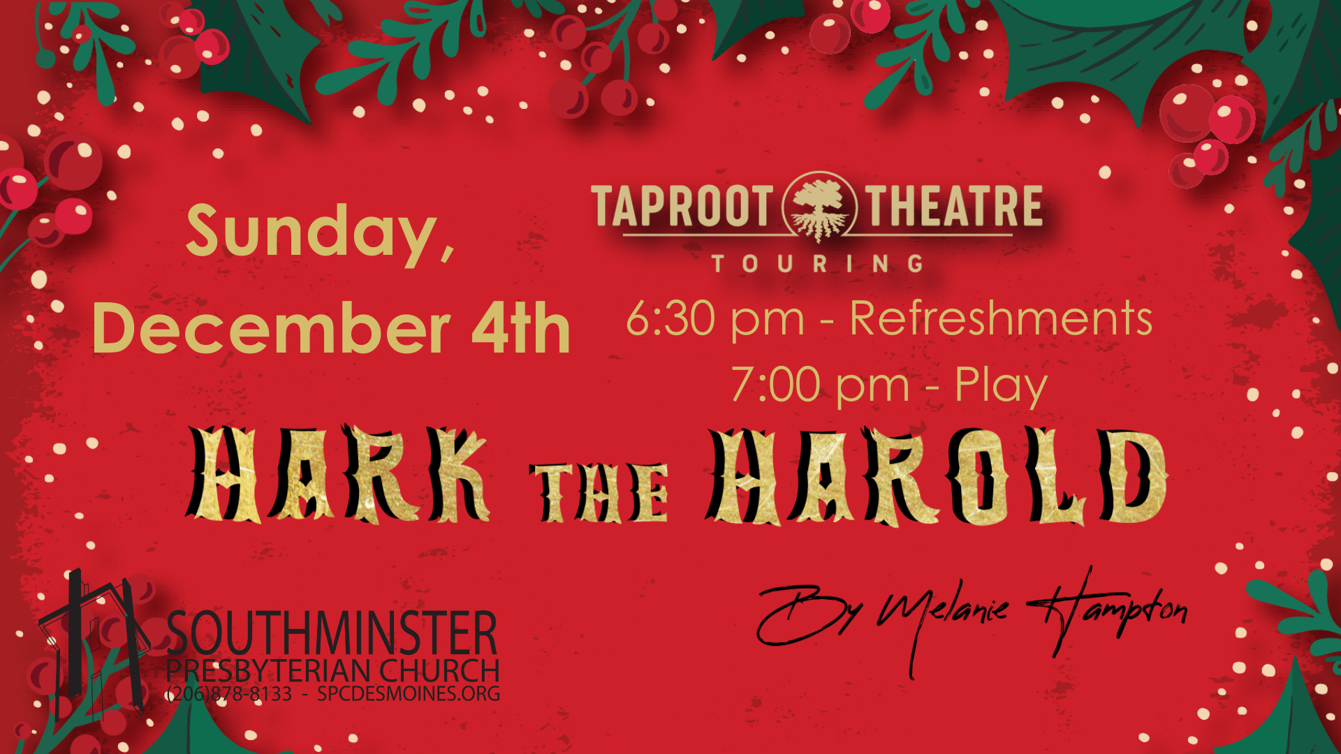 "Hark the Harold" - Christmas Play — Southminster Presbyterian Church