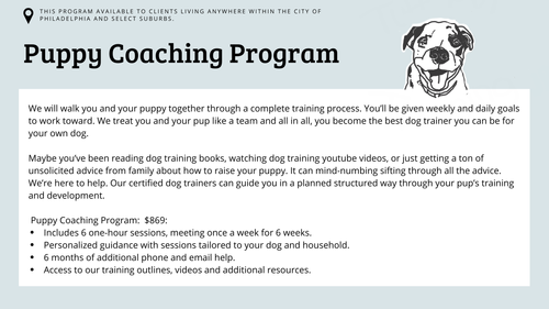 Puppy Program — Tuff Pup Training