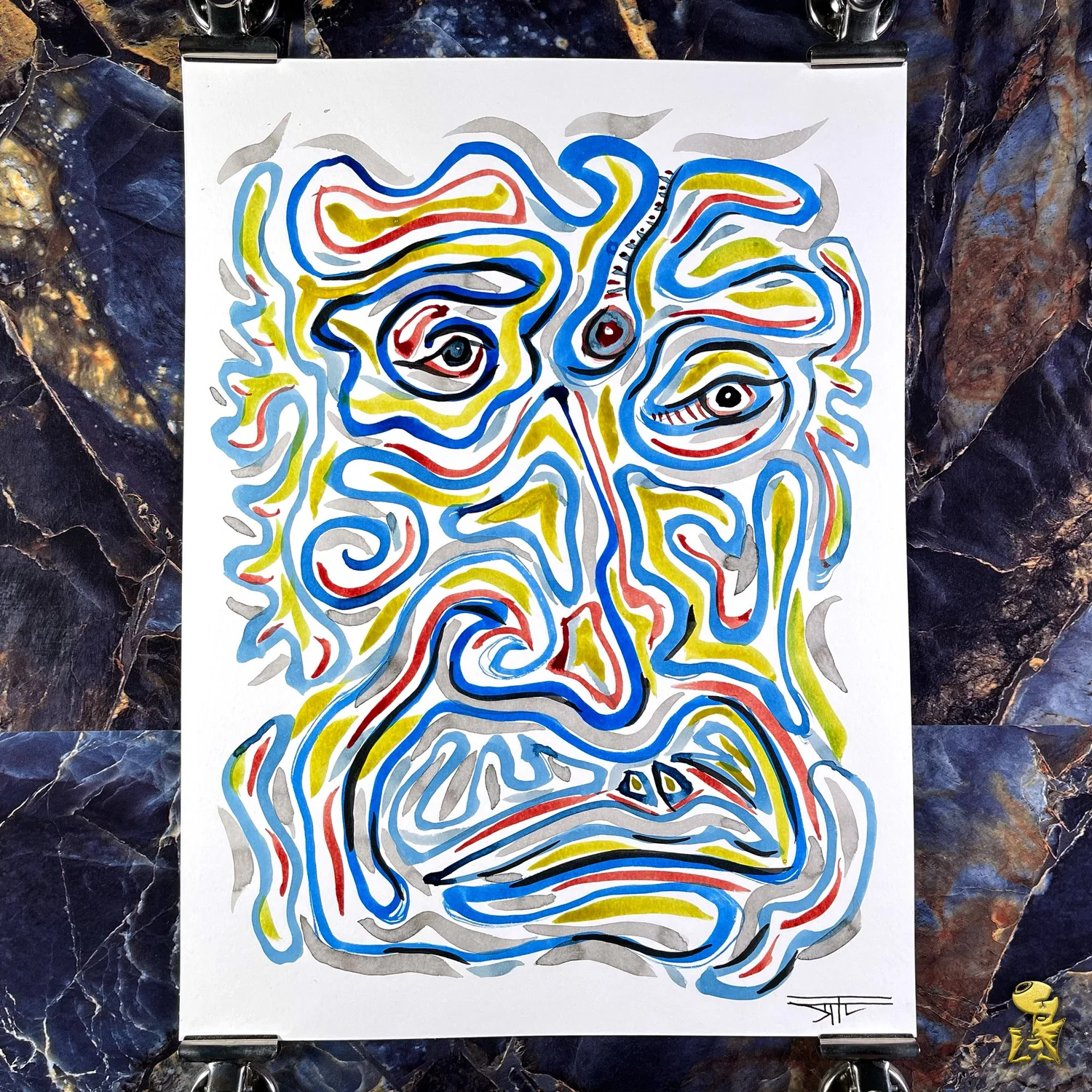Melting Face Art