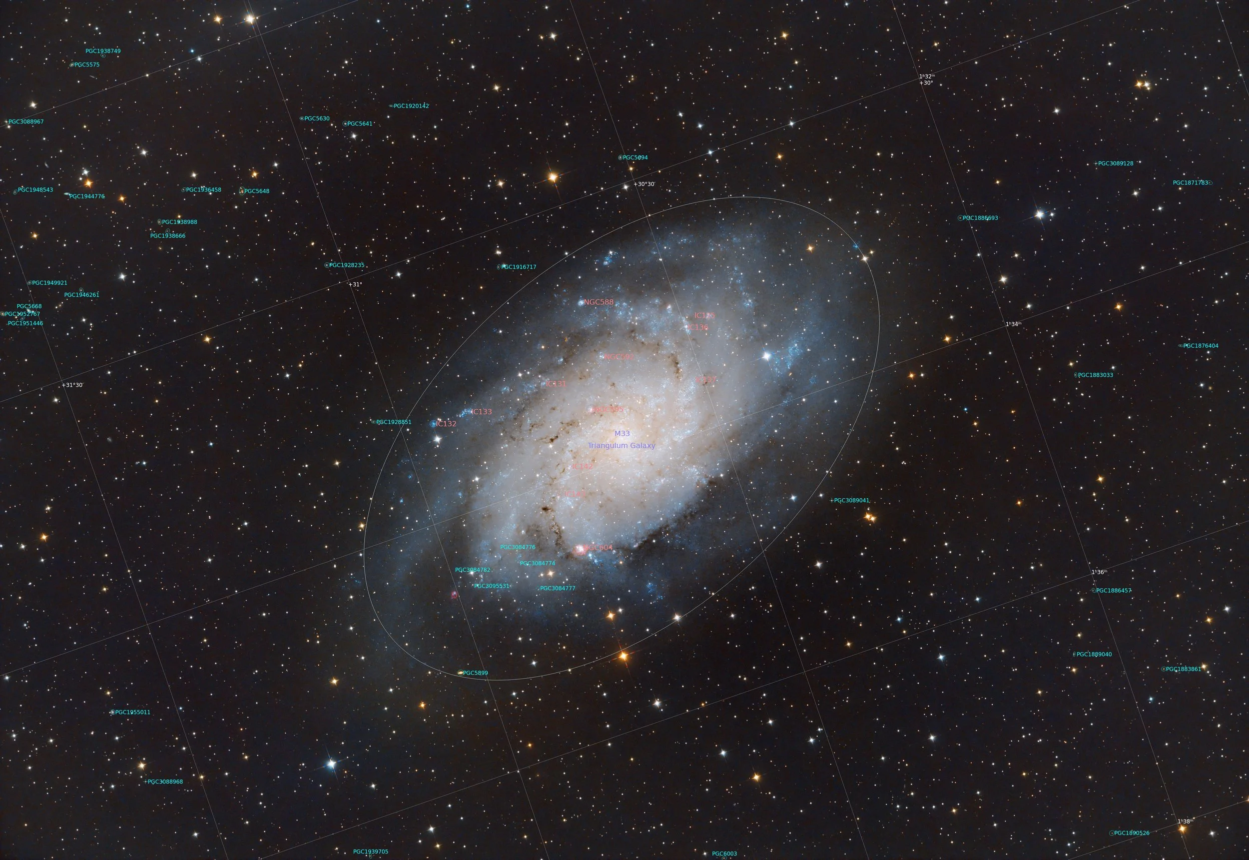 A Deep Dive into the Triangulum Galaxy (M33) — The Astro Geeks | Astrophotography Magazine