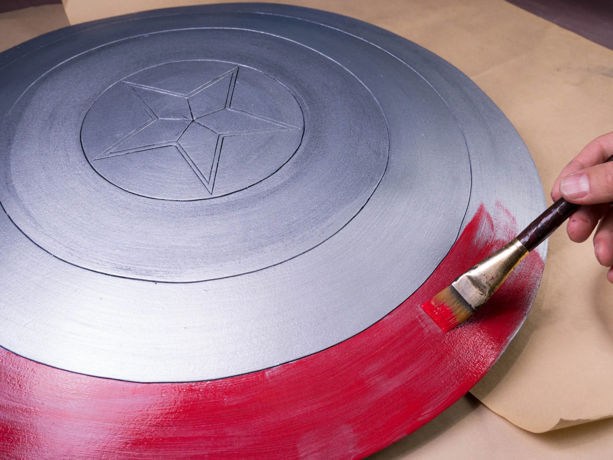 How to Make a Captain America Shield from Foam — Lost Wax