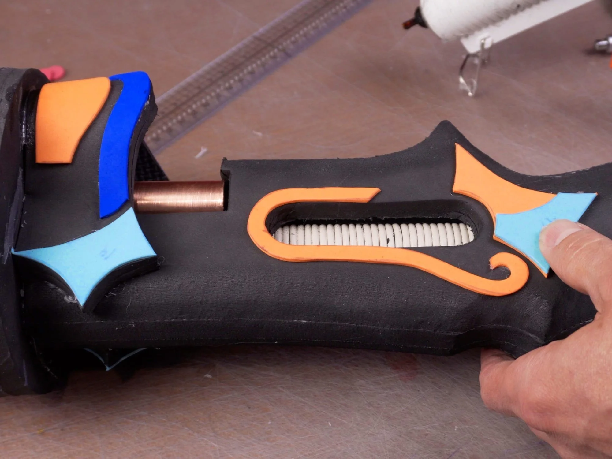 DIY Steampunk Gun. Make your own cosplay rifle from foam! — Lost Wax