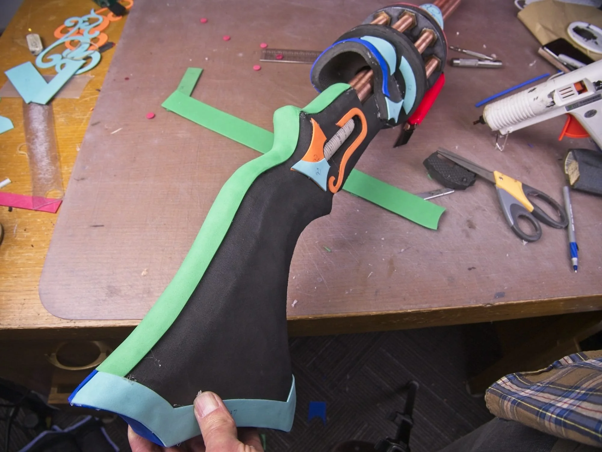 DIY Steampunk Gun. Make your own cosplay rifle from foam! — Lost Wax