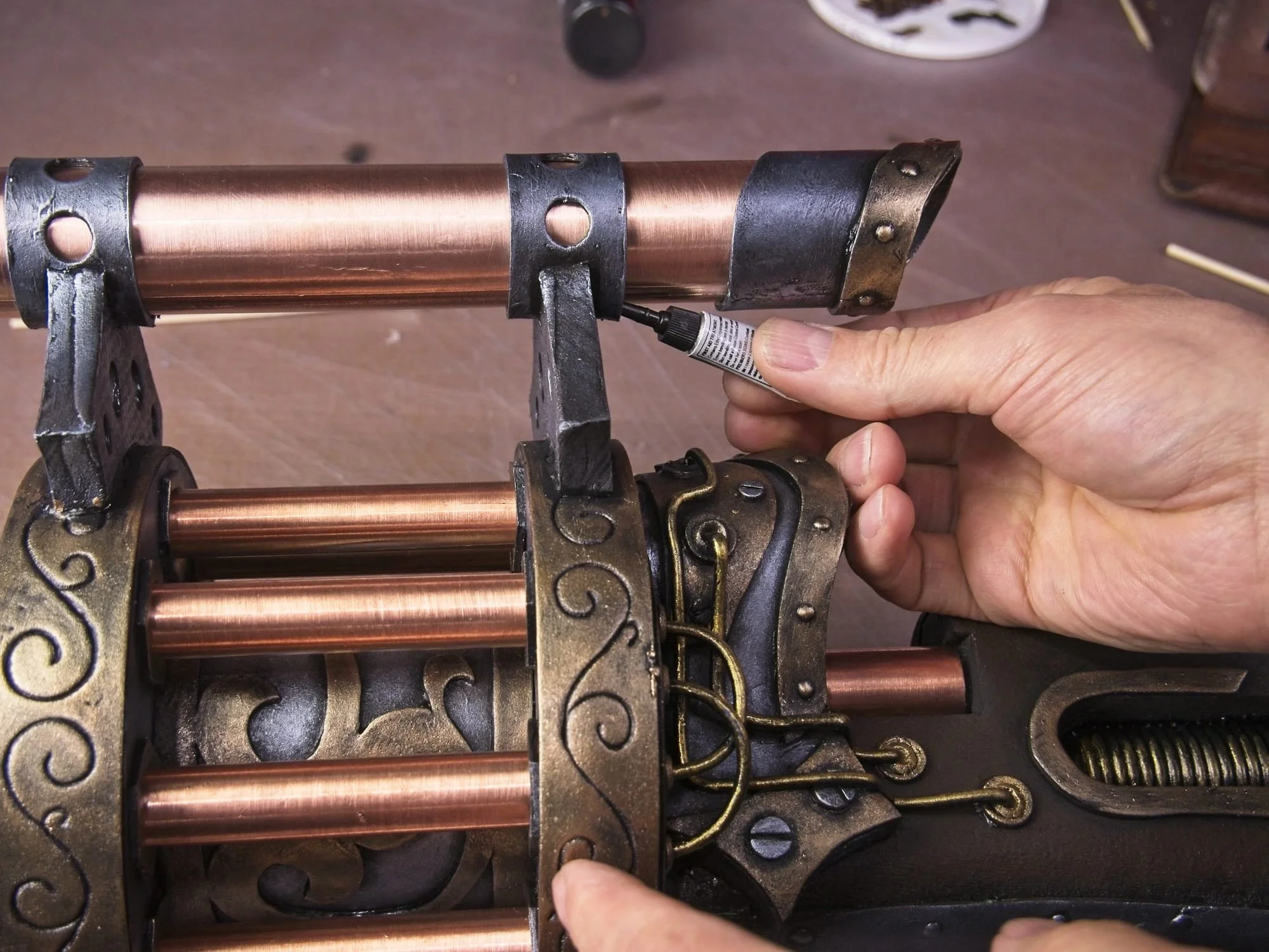 DIY Steampunk Gun. Make your own cosplay rifle from foam! — Lost Wax