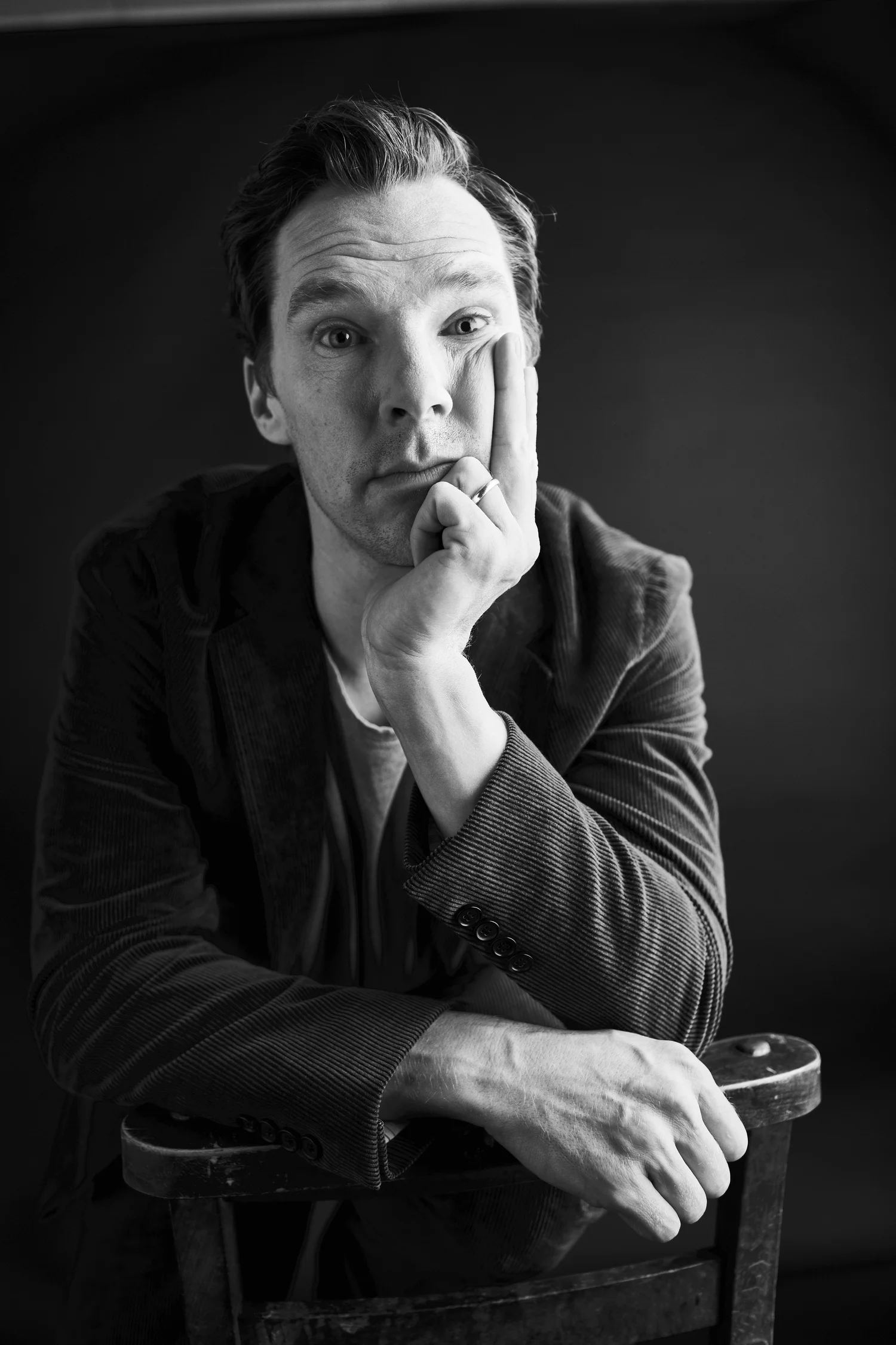 Benedict Cumberbatch Black And White