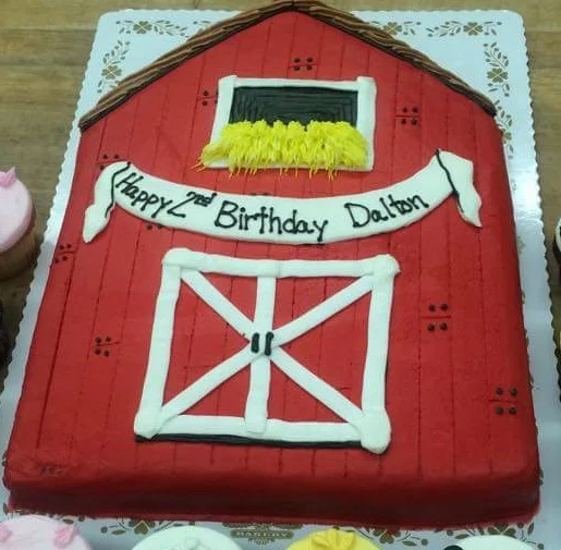 Barn Shaped Cake — Trefzger's Bakery