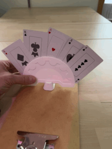 Playing Card Holder 3D Print - Craft Modified to Work One Handed — Blog ...